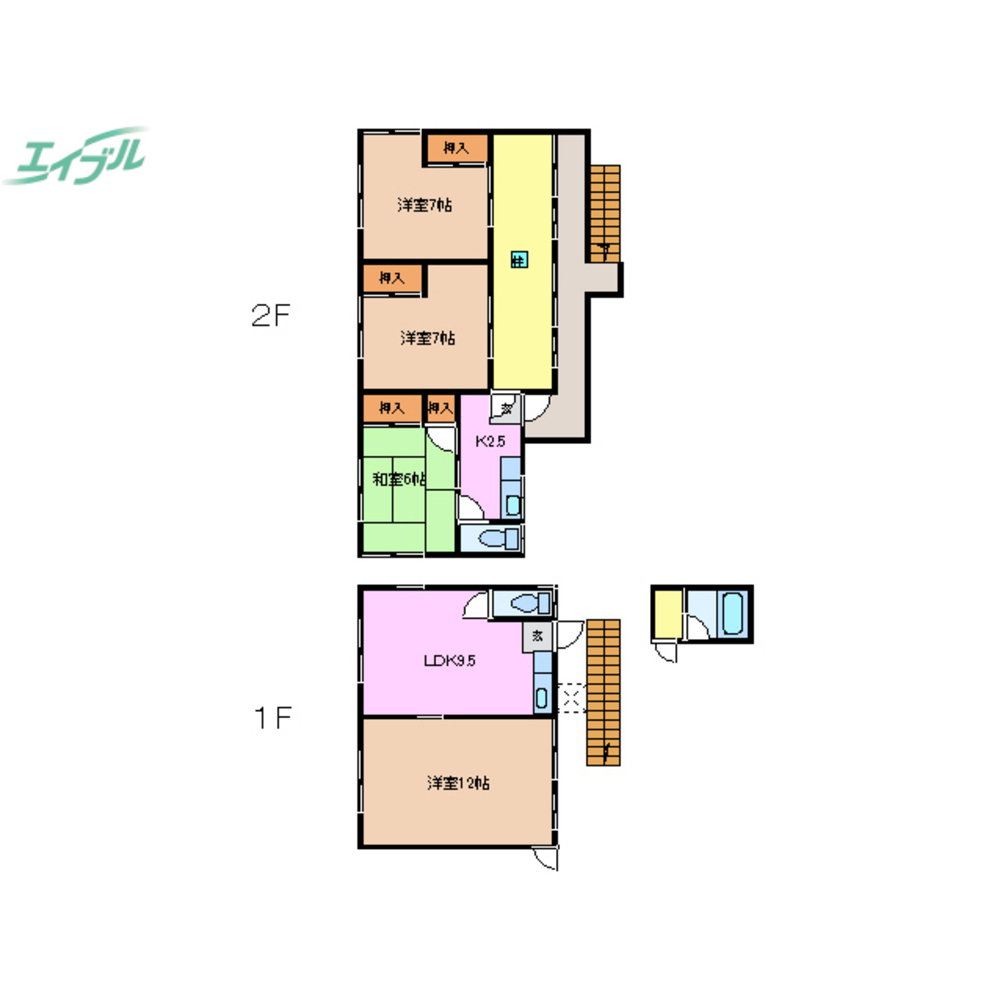 松風一戸建 三重県伊勢市楠部町 (5.3万円／4LDK (和6 洋12 洋7 洋7 K2.5LDK9.5)／118.41㎡)｜賃貸物件(賃貸マンション・アパート・一戸建て)の住宅情報・お ...
