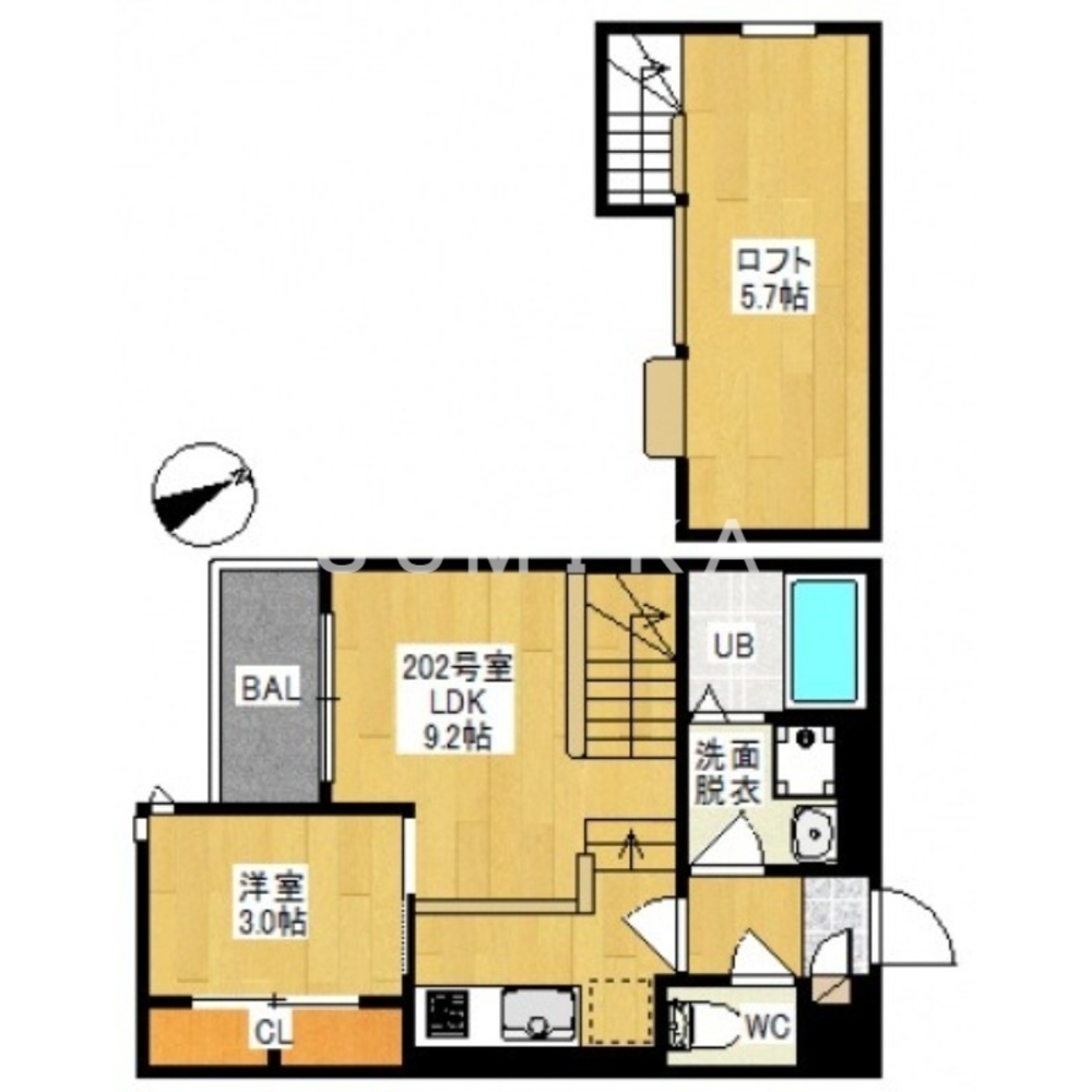 GRANDTIC L3 国富 岡山県岡山市中区国富 (6.4万円／1LDK (洋3 LDK9.2)／30.82㎡)｜賃貸物件(賃貸マンション・アパート・一戸建て)の住宅情報・お部屋探しなら ...