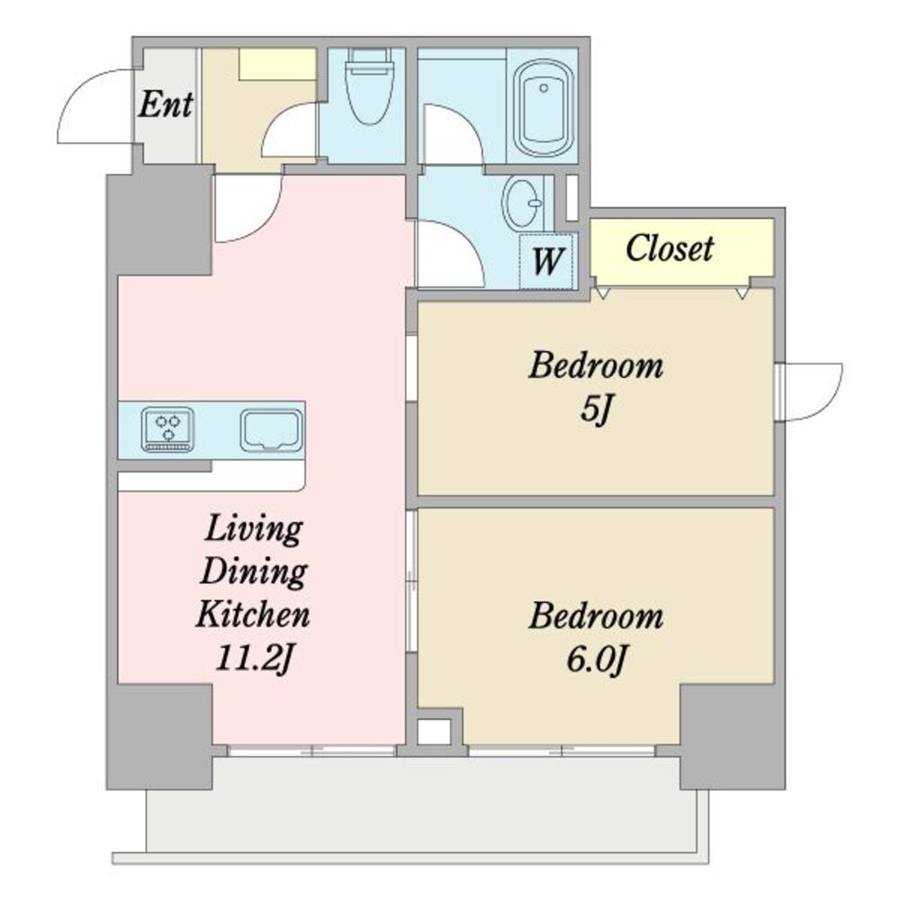 総武線 浅草橋駅 地上12階建て 築6年 東京都千代田区東神田2 (20.3万円／2LDK (洋6 洋5 LDK11.2)／46.1㎡)｜賃貸物件(賃貸マンション・アパート・一戸建て)の住宅 ...