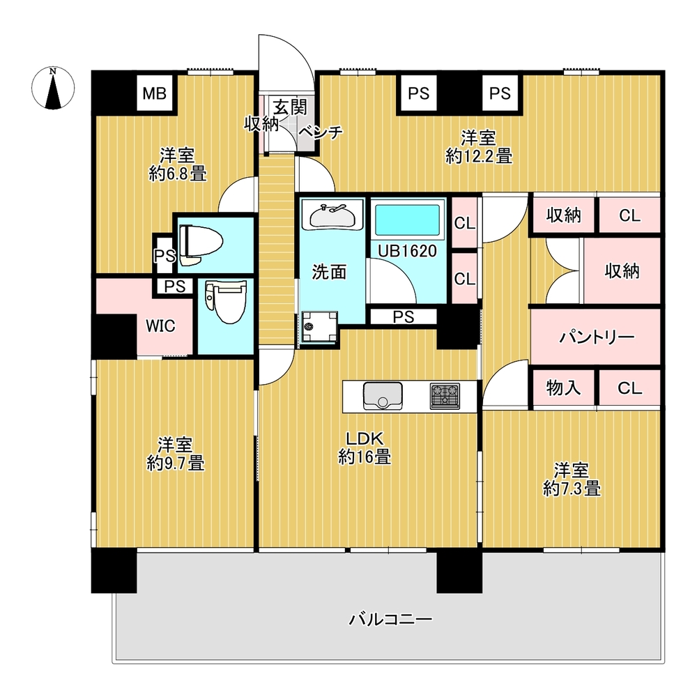 ポレスタータワー高田 新潟県上越市本町5 (25万円／4LDK／121.93㎡)｜賃貸物件(賃貸マンション・アパート・一戸建て)の住宅情報・お部屋探しならYahoo!不動産