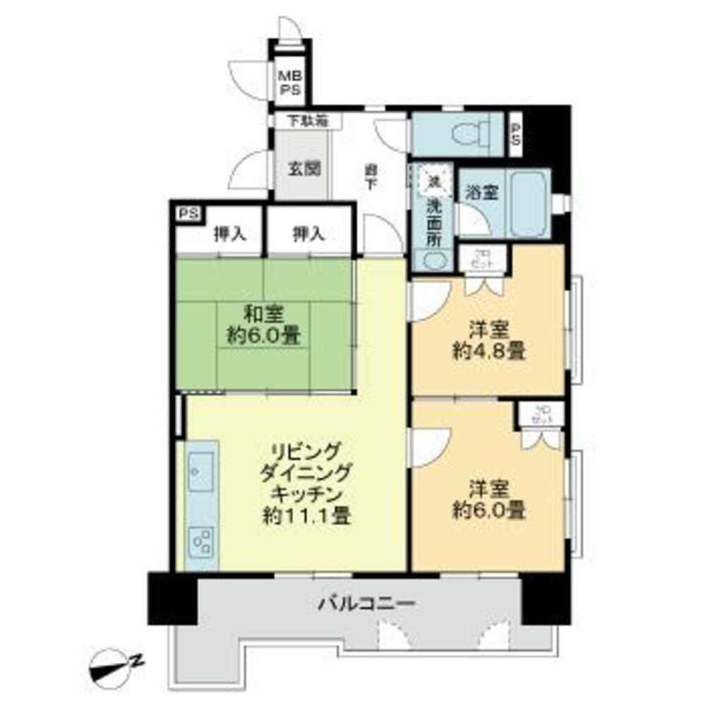 ライオンズタワー安里 沖縄県那覇市安里2 (13.5万円／3LDK (和4.8 洋6 LDK11.1LDK6)／65.44㎡)｜賃貸物件(賃貸マンション・アパート・一戸建て)の住宅情報・お ...