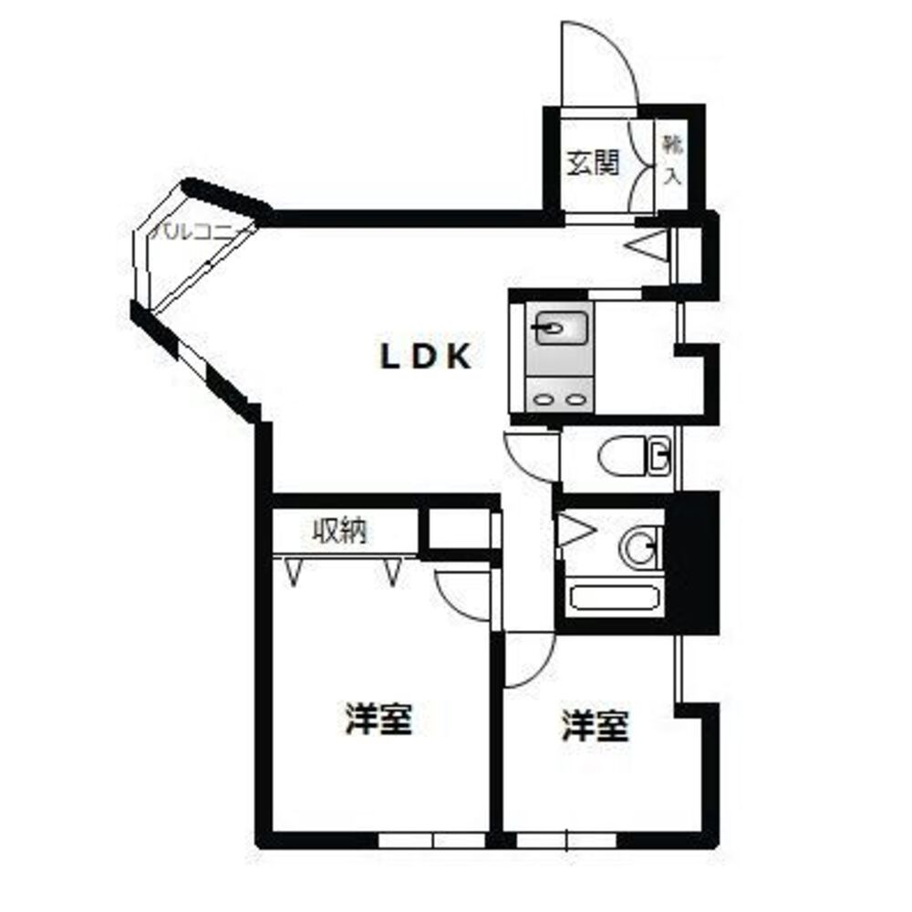 カーサ船越 東京都目黒区中目黒4 (15万円／2LDK／43㎡)｜賃貸物件(賃貸マンション・アパート・一戸建て)の住宅情報・お部屋探しならYahoo!不動産