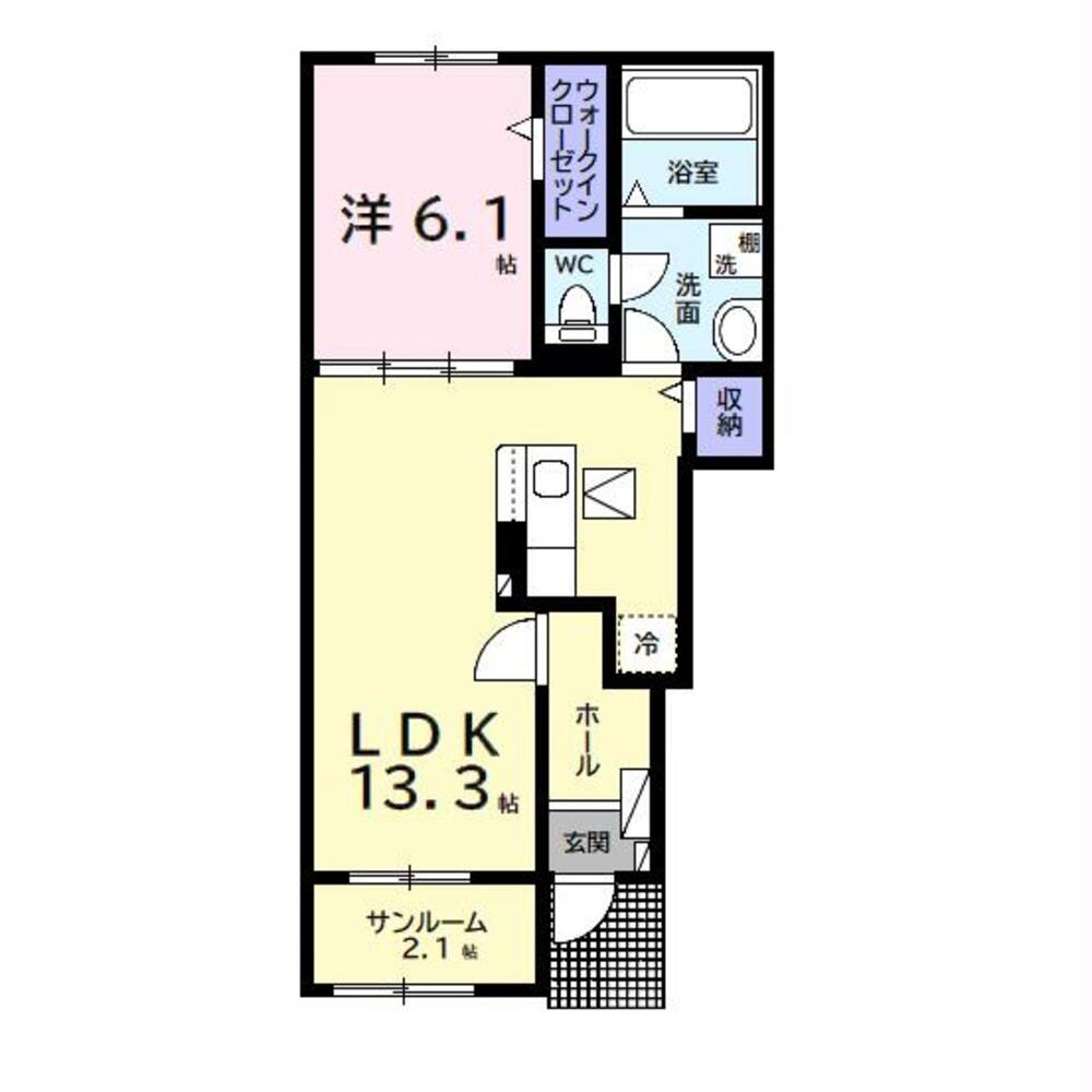 アクアヴィラA 千葉県木更津市高柳 (7.8万円／1LDK (洋6.1 LDK13.3)／50.05㎡)｜賃貸物件(賃貸マンション・アパート・一戸建て)の住宅情報・お部屋探しならYahoo!不動産