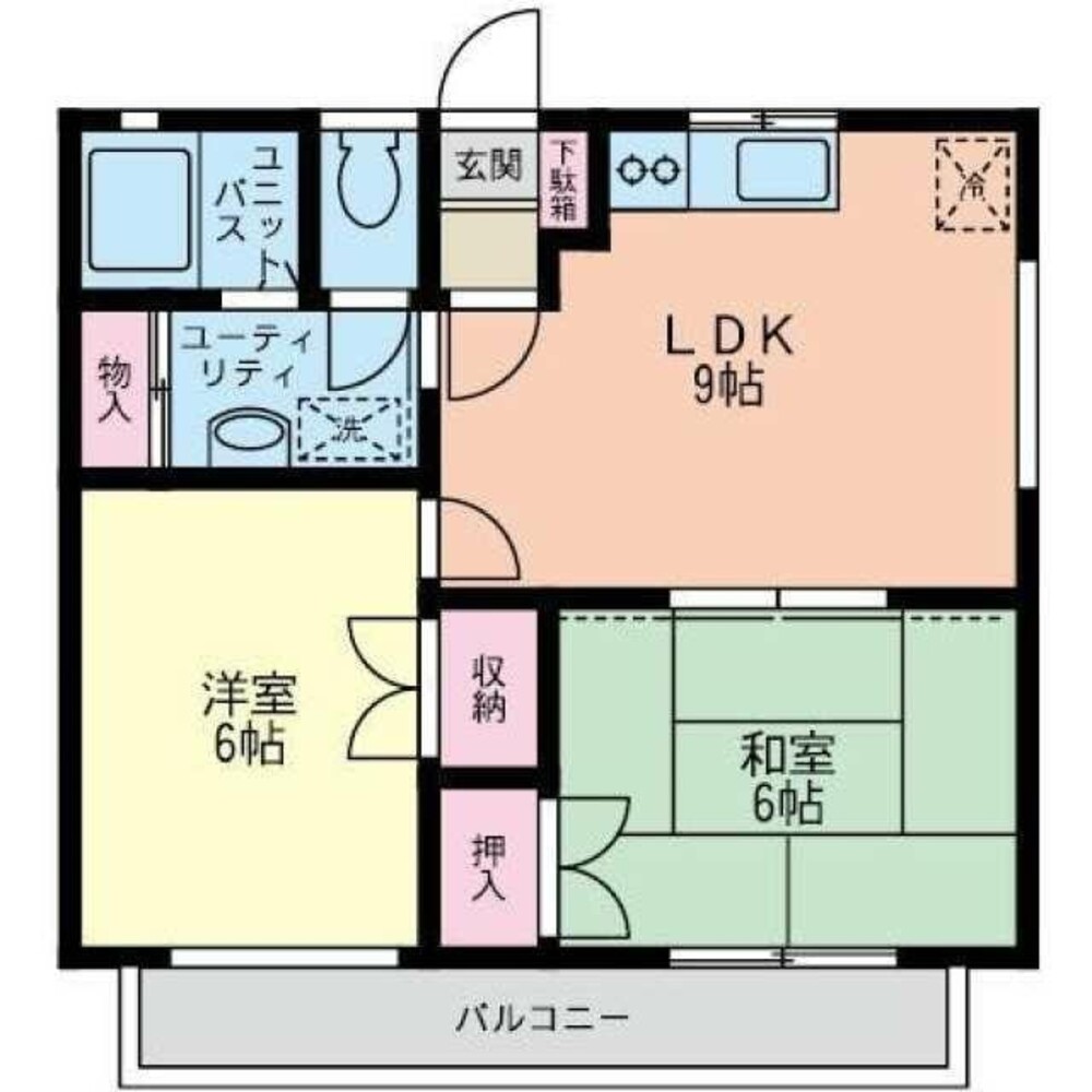 グランピアエイトB棟 神奈川県横浜市緑区鴨居6 (7万円／2LDK／46.3㎡)｜賃貸物件(賃貸マンション・アパート・一戸建て)の住宅情報・お部屋探しならYahoo!不動産