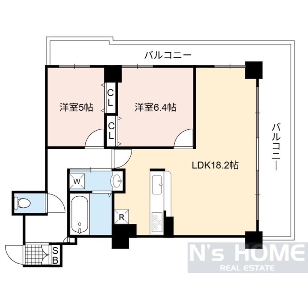 リバーカントリーガーデン京橋 大阪府大阪市城東区新喜多1 (14万円／2LDK (洋6.4 洋5 LDK18.2)／65.93㎡)｜賃貸物件(賃貸マンション・アパート・一戸建て)の住宅情報・お ...