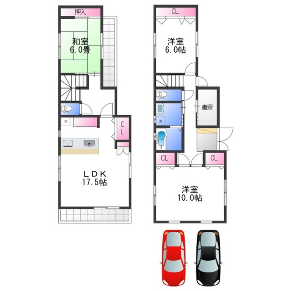 畑町1丁目戸建 大阪府岸和田市畑町1 (12万円／3LDK (和6 洋10 洋6 LDK17.5 書斎 2.2)／102.46㎡)｜賃貸物件(賃貸マンション・アパート・一戸建て)の住宅情報・お ...