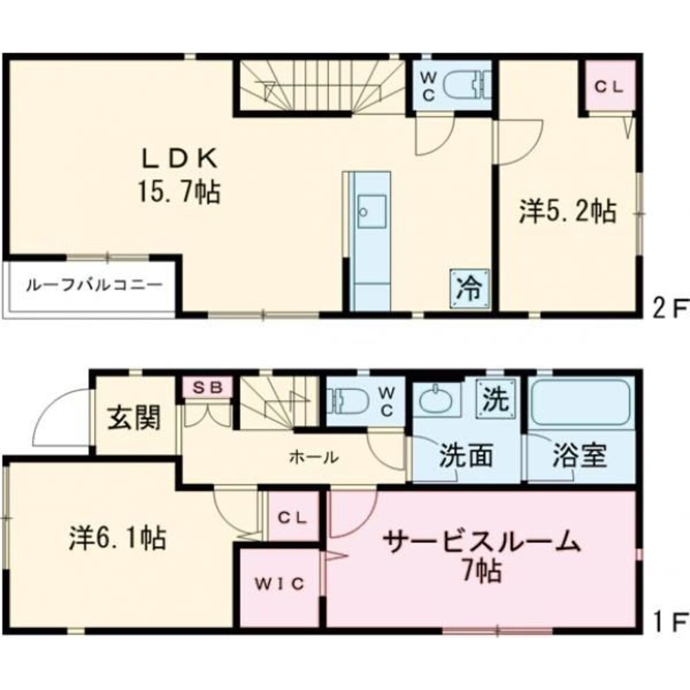 Kolet尾山台南＃08 東京都世田谷区玉堤2 (30.9万円／2SLDK (洋6.1 洋5.2 LDK15.7 納戸 7)／77.62㎡)｜賃貸物件(賃貸マンション・アパート・一戸建て)の ...