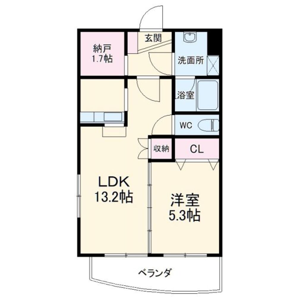 アヴェニュー美和II 愛知県豊川市美和通2 (5.5万円／1LDK (洋5.3 LDK13.2)／44.82㎡)｜賃貸物件(賃貸マンション・アパート・一戸建て)の住宅情報・お部屋探しなら ...