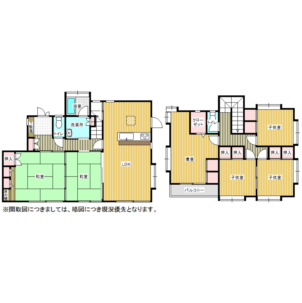 白藤ニュータウン内戸建 熊本県熊本市南区白藤4 (9.9万円／6LDK (和8 和6)／138.98㎡)｜賃貸物件(賃貸マンション・アパート・一戸建て)の住宅情報・お部屋探しならYahoo!不動産
