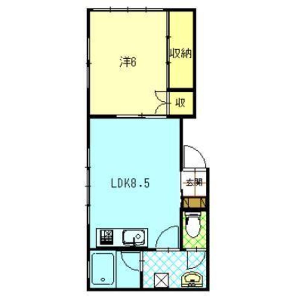 ハイパレス 秋田県秋田市川尻みよし町 (4.2万円／1LDK (洋6 LDK8.5)／36.02㎡)｜賃貸物件(賃貸マンション・アパート・一戸建て)の住宅情報・お部屋探しならYahoo!不動産