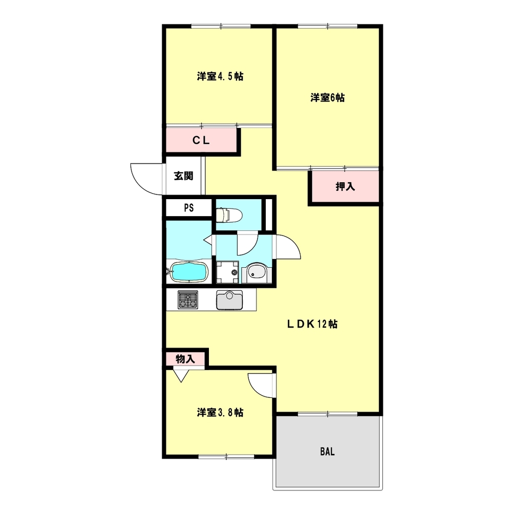 芦屋浜高層(若葉) 兵庫県芦屋市若葉町 (6.08万円／3LDK／57.51㎡)｜賃貸物件(賃貸マンション・アパート・一戸建て)の住宅情報・お部屋探しならYahoo!不動産