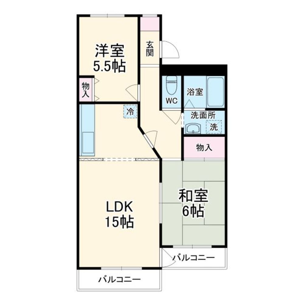 ガーデンハイツ 山梨県甲府市屋形2 (5万円／2LDK (和6 洋6 LDK15.0)／67.3㎡)｜賃貸物件(賃貸マンション・アパート・一戸建て)の住宅情報・お部屋探しならYahoo!不動産