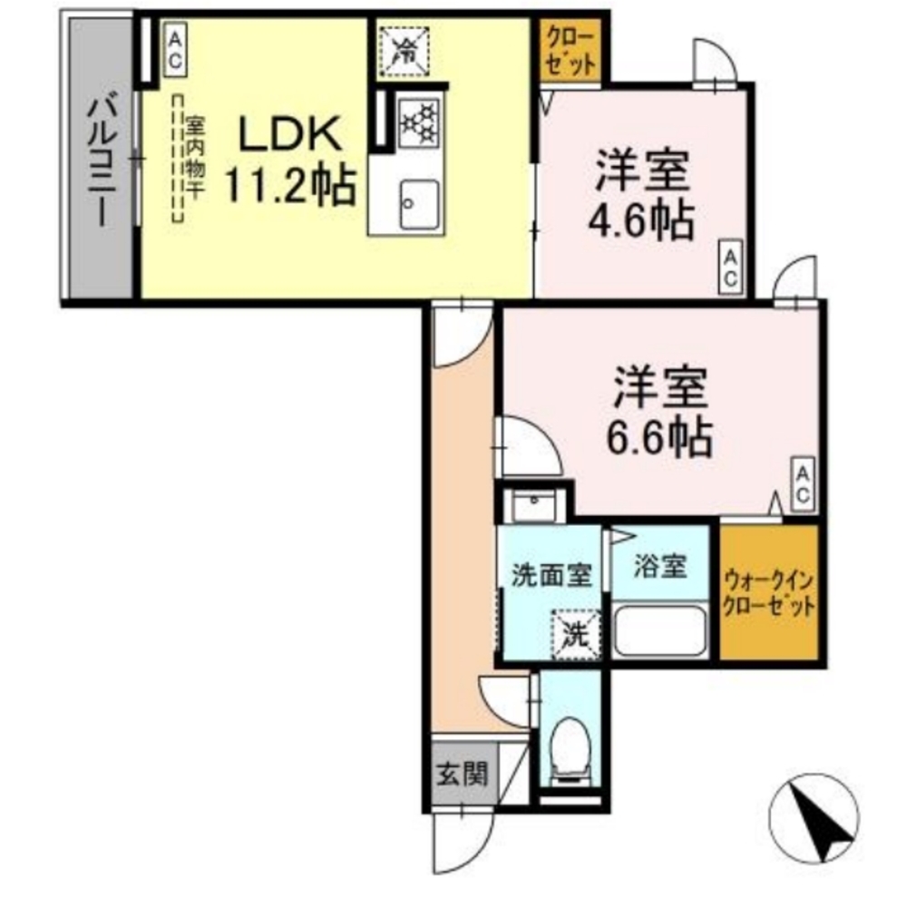 グラナーデ扇II 東京都足立区扇1 (13.2万円／2LDK／54.09㎡)｜賃貸物件(賃貸マンション・アパート・一戸建て)の住宅情報・お部屋探しならYahoo!不動産