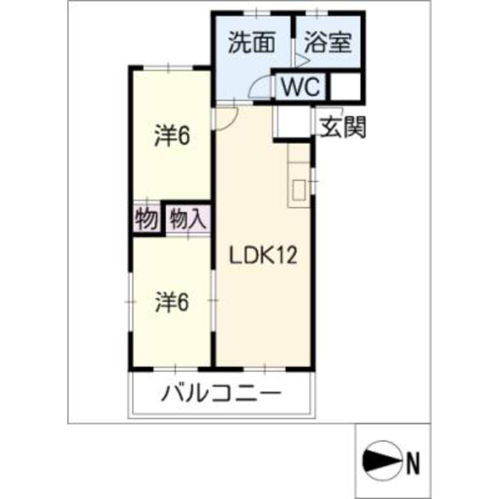 グランデール 三重県鈴鹿市西条3 (5.1万円／2LDK／42.5㎡)｜賃貸物件(賃貸マンション・アパート・一戸建て)の住宅情報・お部屋探しならYahoo!不動産