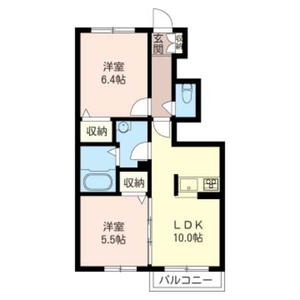 MD早野 千葉県茂原市早野 (6万円／2LDK (洋6.4 洋5.5 10)／50.34㎡)｜賃貸物件(賃貸マンション・アパート・一戸建て)の住宅情報・お部屋探しならYahoo!不動産