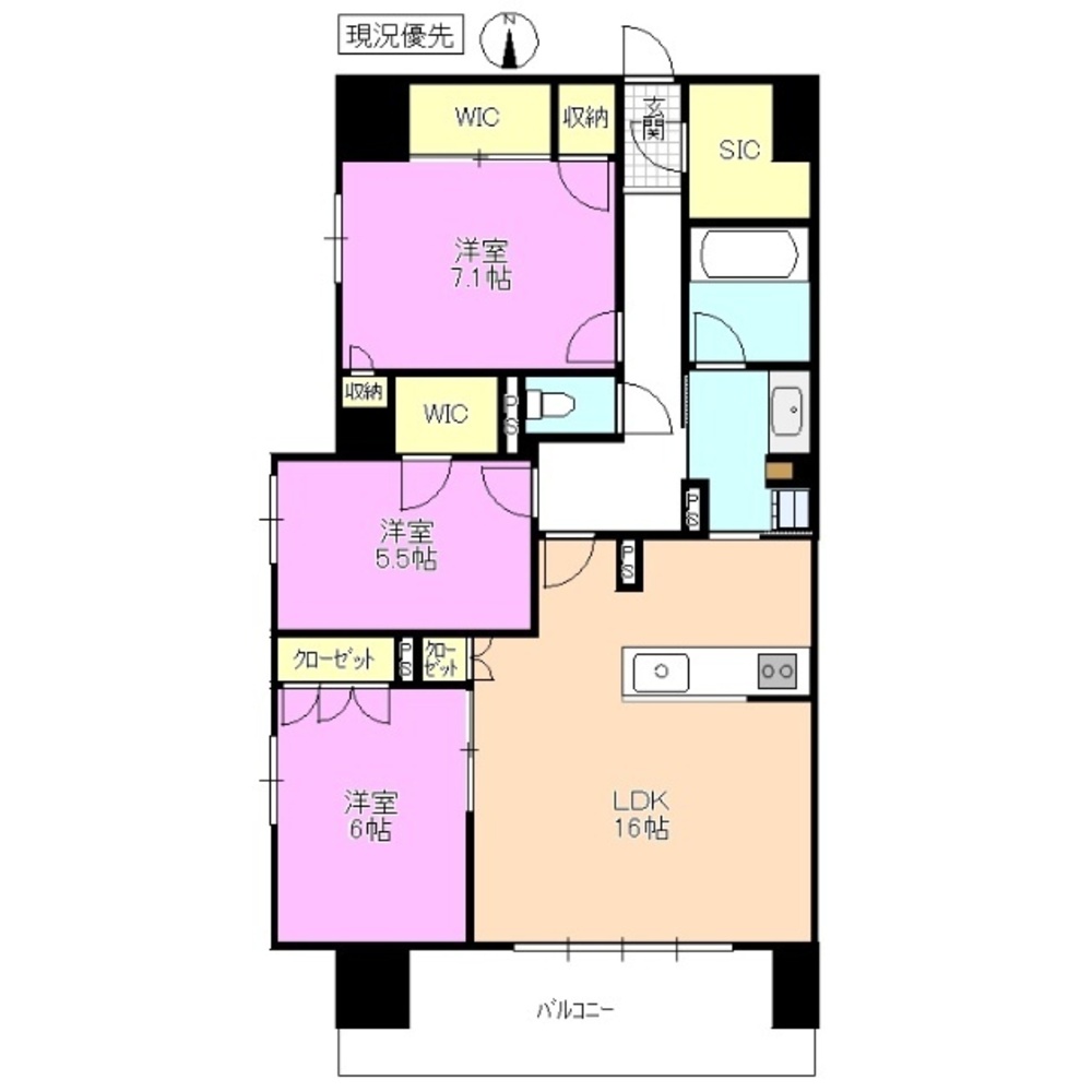 レーベン松本GRIDE 長野県松本市本庄1 (16.3万円／3LDK (洋7.1 洋6 洋5.5 LDK16)／85.76㎡)｜賃貸物件(賃貸マンション・アパート・一戸建て)の住宅情報・お ...