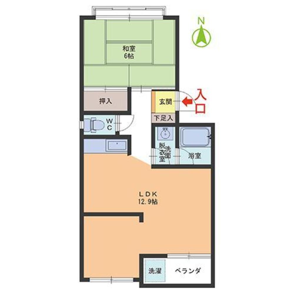 コーポ吉川 福井県福井市学園1 (3.5万円／1LDK (和6 LDK12.9)／43.56㎡)｜賃貸物件(賃貸マンション・アパート・一戸建て)の住宅情報・お部屋探しならYahoo!不動産