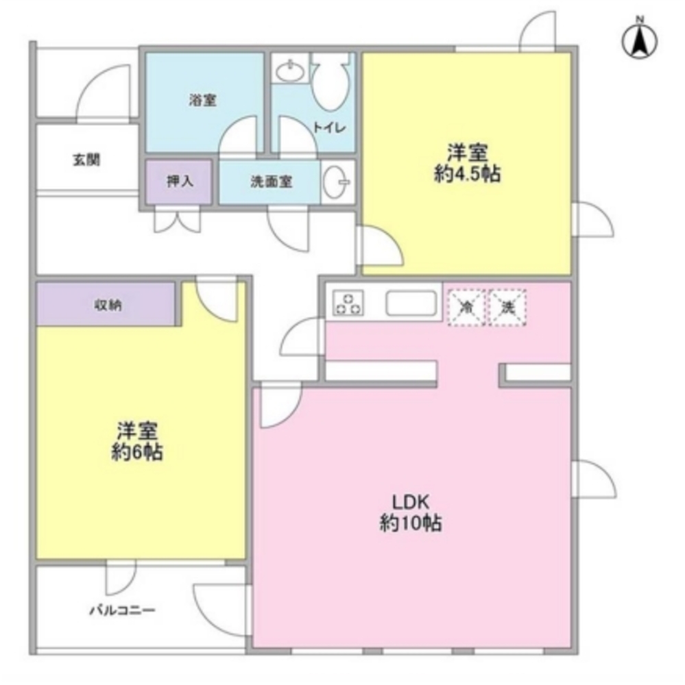 榎本ビル 東京都世田谷区池尻3 (17.3万円／2LDK (洋6 洋4.5 LDK10)／63.63㎡)｜賃貸物件(賃貸マンション・アパート・一戸建て)の住宅情報・お部屋探しならYahoo!不動産
