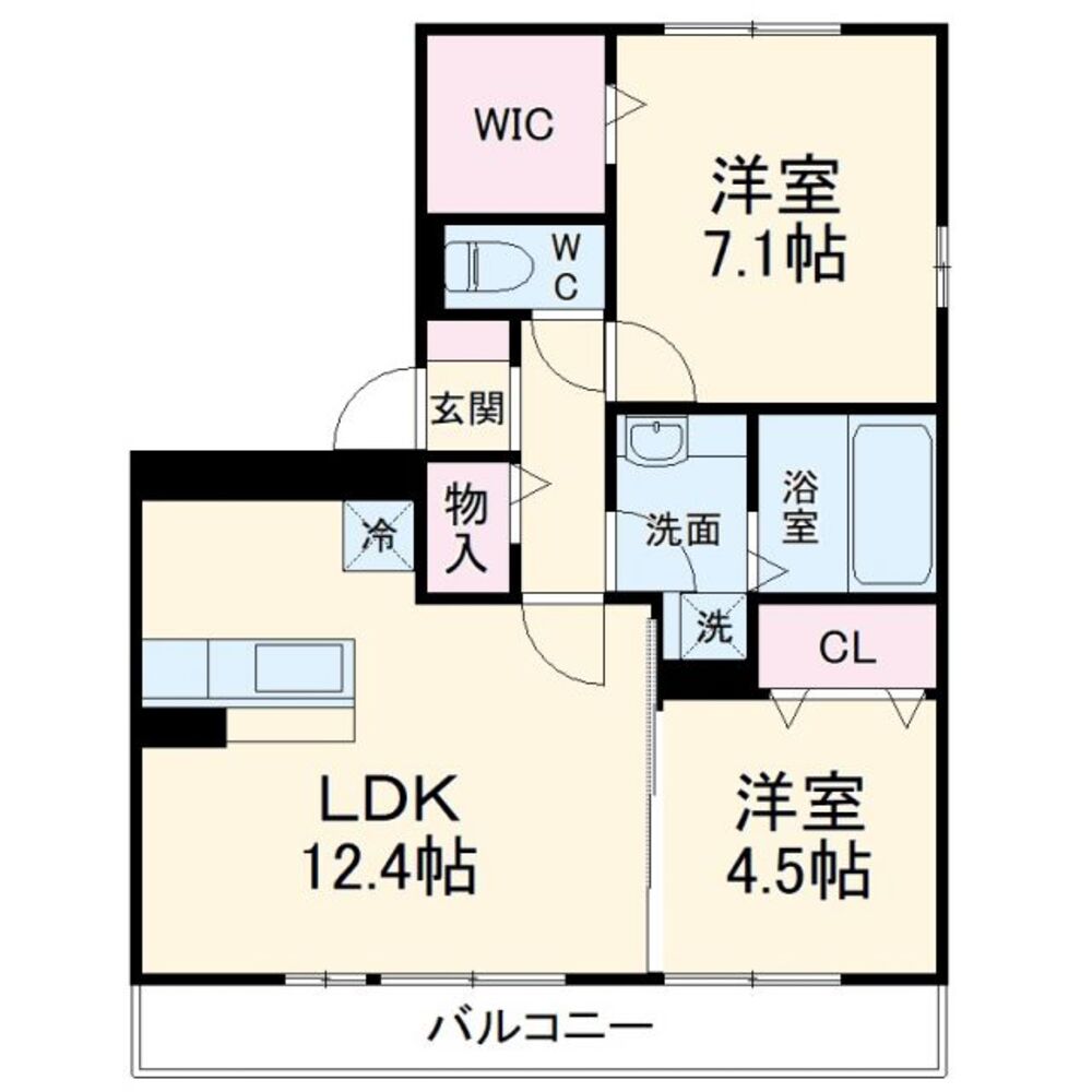 名古屋臨海高速鉄道あおなみ線 中島駅 3階建 築10年 愛知県名古屋市港区小碓4 (8.6万円／2LDK (洋7.1 洋4.5 LDK12.4)／58.84㎡)｜賃貸物件(賃貸マンション ...