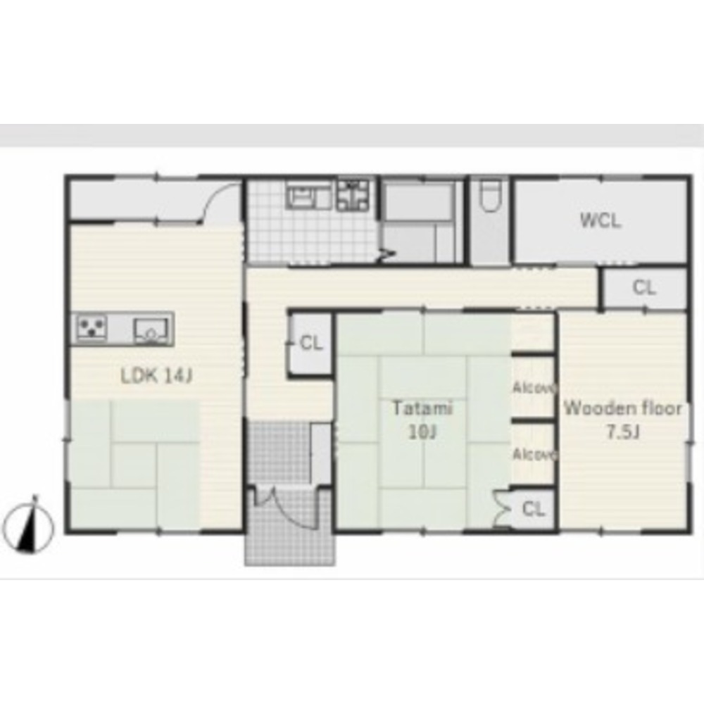 山本K貸家 佐賀県唐津市山本 (8万円／2LDK (和10 洋7.5 LDK14)／91.09㎡)｜賃貸物件(賃貸マンション・アパート・一戸建て)の住宅情報・お部屋探しならYahoo!不動産