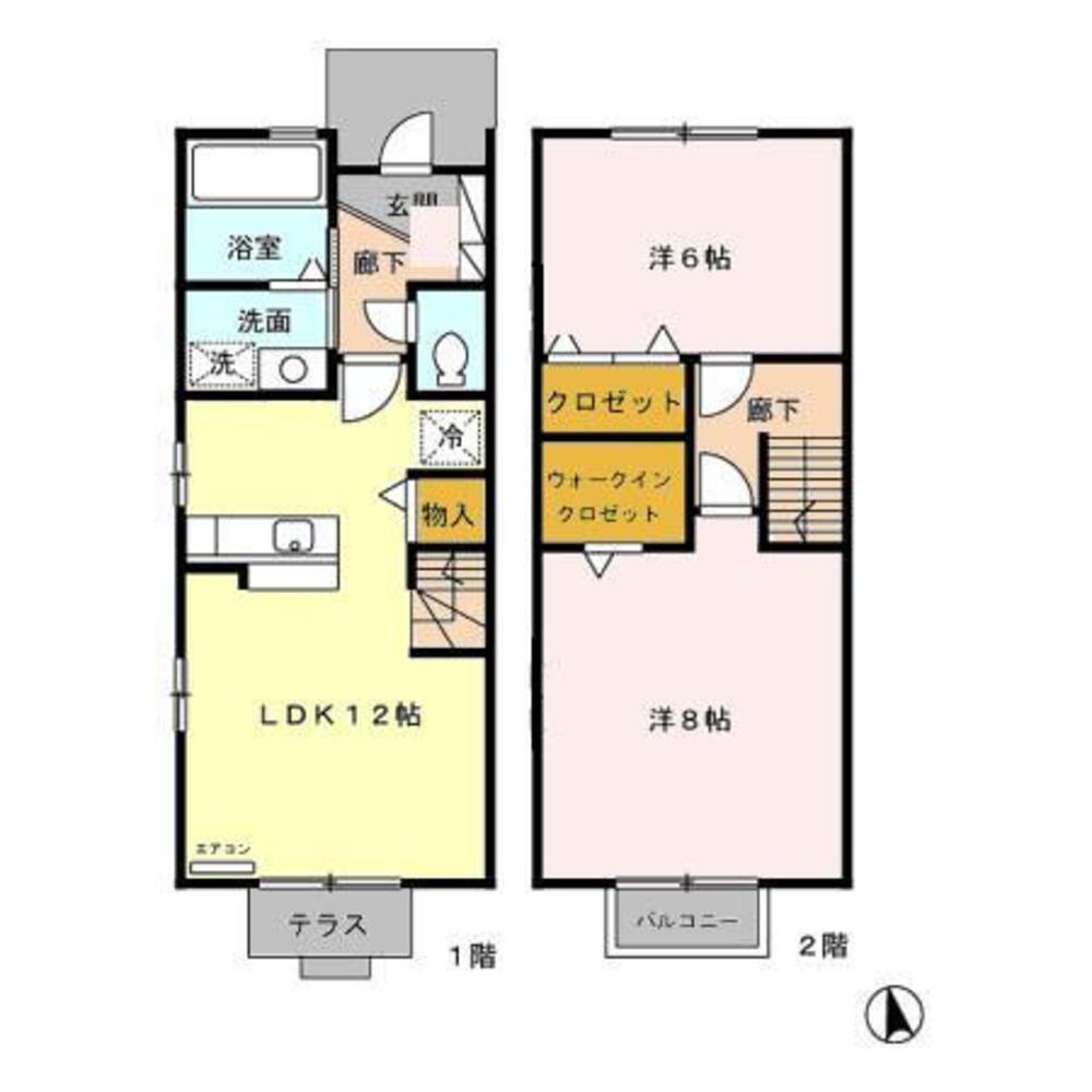 パークスクエア山室 B 富山県富山市山室 (7.4万円／2LDK (洋8 洋6 LDK12.0)／65.89㎡)｜賃貸物件(賃貸マンション・アパート・一戸建て)の住宅情報・お部屋探しなら ...