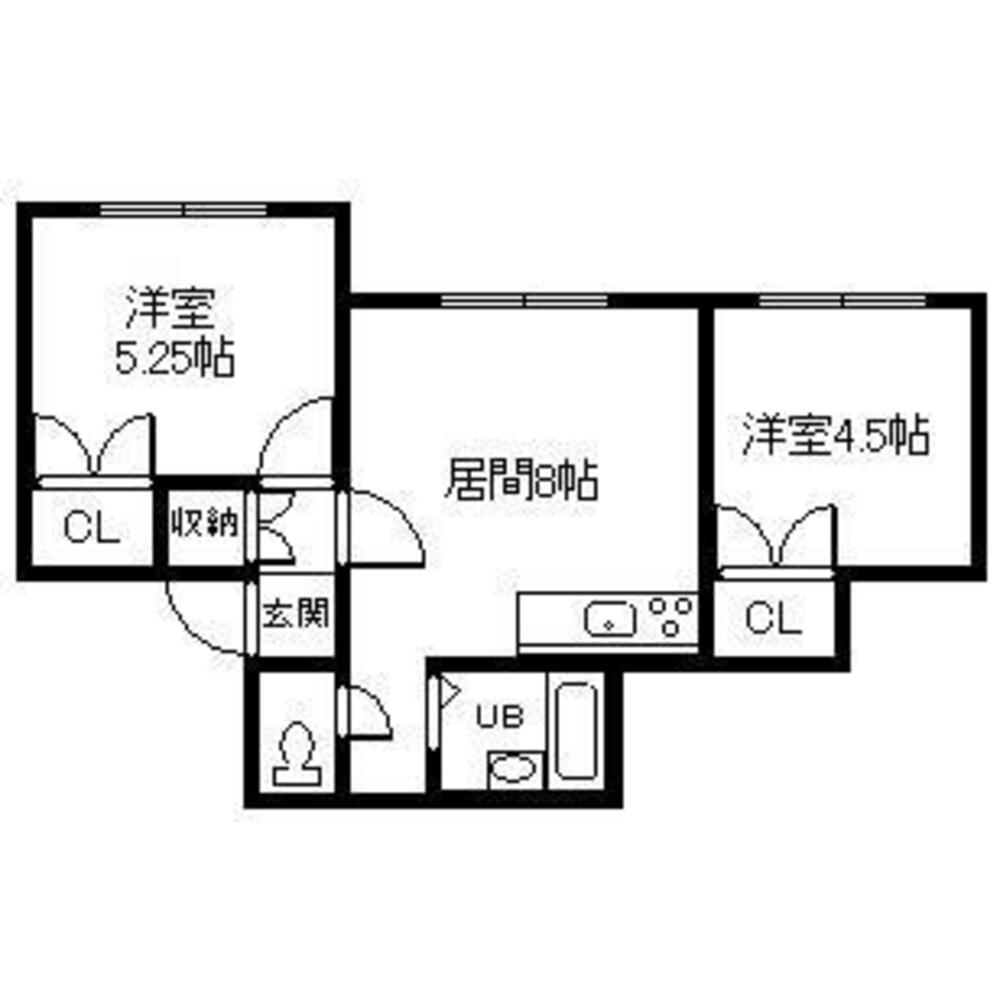 イトーピアハイツ6－3 北海道深川市六条 (3.8万円／2DK (洋5.25 洋4.5 DK6.0)／39.69㎡)｜賃貸物件(賃貸マンション・アパート・一戸建て)の住宅情報・お部屋探しなら ...