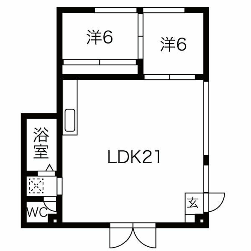 ネログリージョ 愛知県碧南市金山町5 (6.2万円／2LDK (洋6 洋6 LDK21)／58.02㎡)｜賃貸物件(賃貸マンション・アパート・一戸建て)の住宅情報・お部屋探しならYahoo!不動産