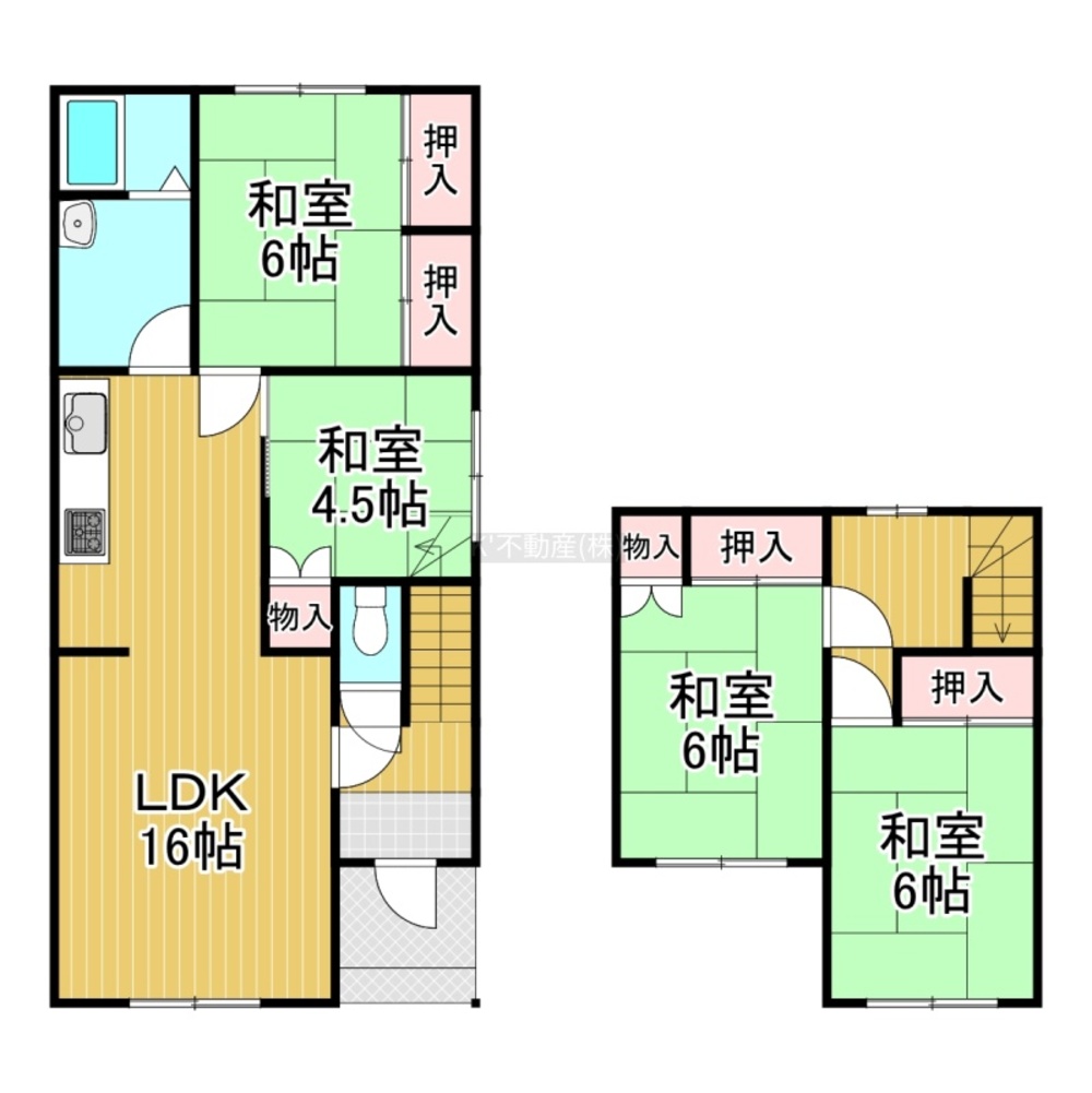 永福町戸建て 北海道苫小牧市永福町1 (5.8万円／4LDK／90.72㎡)｜賃貸物件(賃貸マンション・アパート・一戸建て)の住宅情報・お部屋探しならYahoo!不動産
