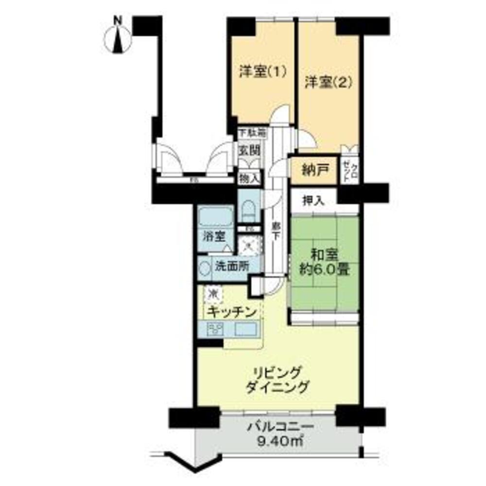ダイアシティ2000茂庭B1リッヂ 宮城県仙台市太白区茂庭台4 (7.5万円／3LDK／78.3㎡)｜賃貸物件(賃貸マンション・アパート・一戸建て)の住宅情報・お部屋探しならYahoo!不動産