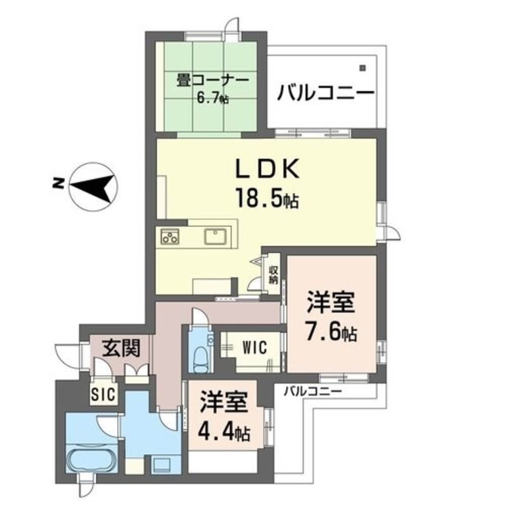 クオリスタ 神奈川県川崎市幸区小倉3 (29.2万円／3LDK (和6.7 洋7.6 洋4.4 LDK18.5)／86.18㎡)｜賃貸物件(賃貸マンション・アパート・一戸建て)の住宅情報・お ...