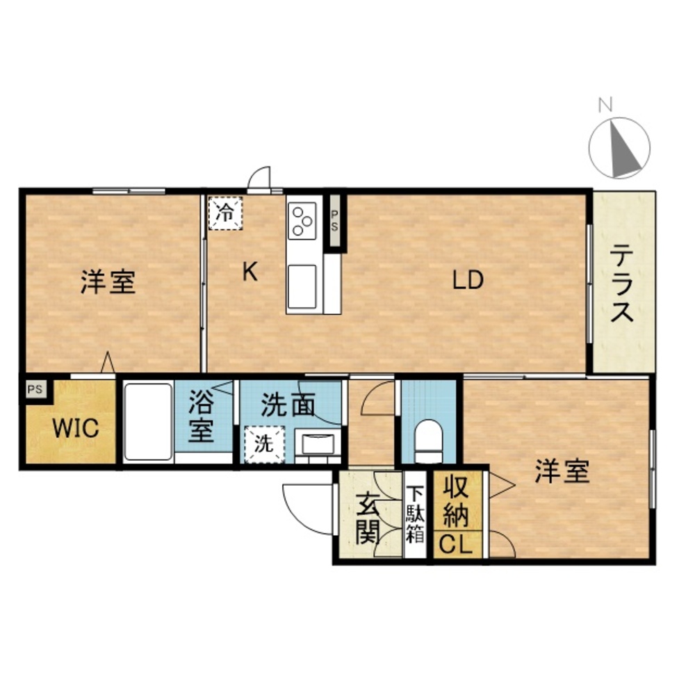 Sha Maison Azur 大阪府高槻市紺屋町 (13.8万円／2LDK (洋5.55 洋5.46 LDK11.86)／53.18㎡)｜賃貸物件(賃貸マンション・アパート・一戸建て)の住宅 ...