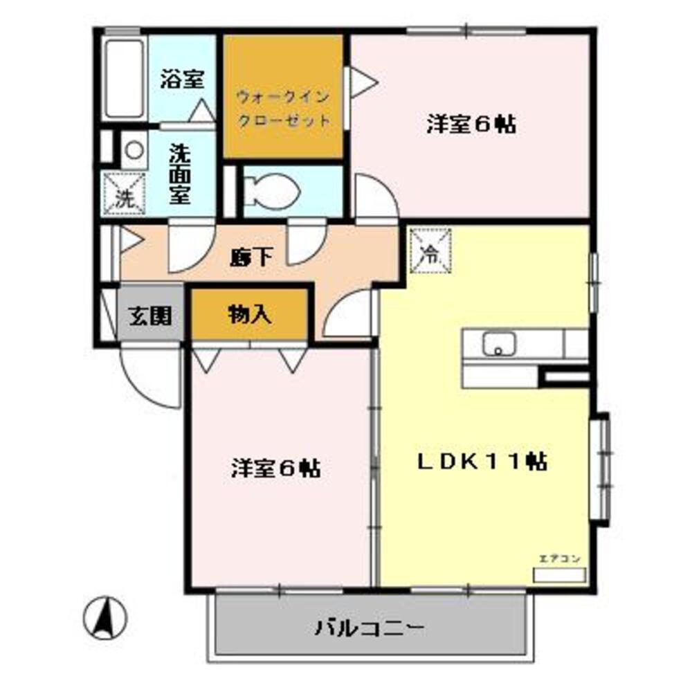 グリーンコートE 宮城県多賀城市城南2 (7.2万円／2LDK (洋6 洋6 LDK11)／55.44㎡)｜賃貸物件(賃貸マンション・アパート・一戸建て)の住宅情報・お部屋探しならYahoo!不動産