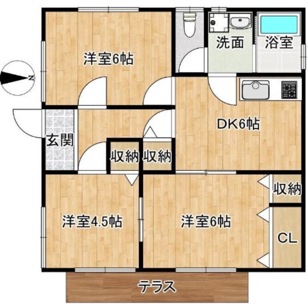 神戸電鉄有馬線 鈴蘭台駅 平屋 築53年 兵庫県神戸市北区鈴蘭台南町1 (7万円／3DK (洋6 洋6 洋4.5 DK6)／56.85㎡)｜賃貸物件(賃貸マンション・アパート・一戸建て)の住宅 ...