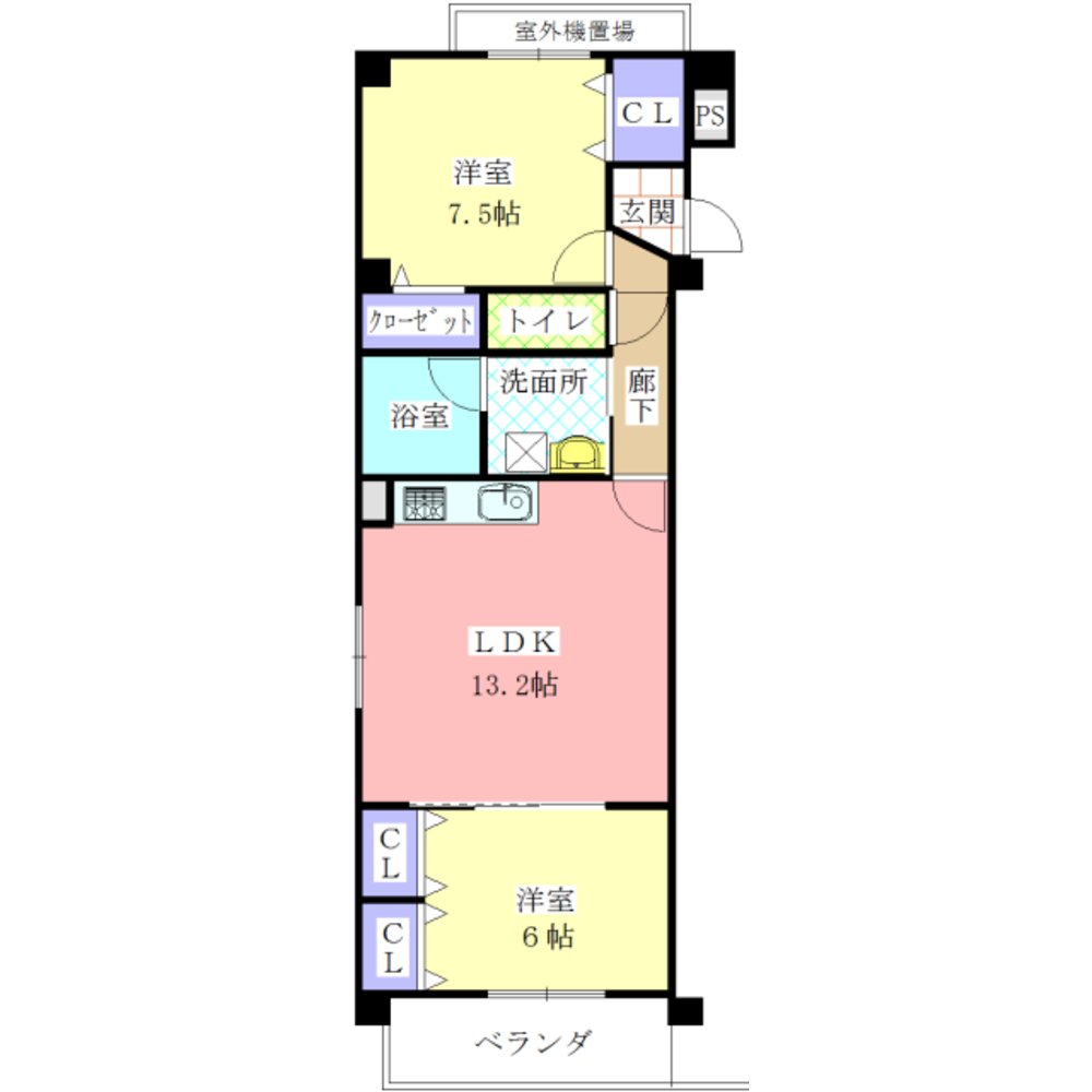 レージュ大和 愛知県名古屋市昭和区大和町2 (9.5万円／2LDK／61.98㎡)｜賃貸物件(賃貸マンション・アパート・一戸建て)の住宅情報・お部屋探しならYahoo!不動産
