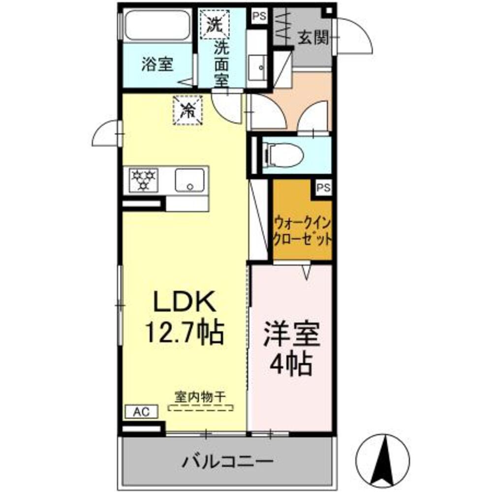 クレストTM 山梨県中巨摩郡昭和町飯喰 (8.8万円／1LDK (洋4 LDK12.7)／41.85㎡)｜賃貸物件(賃貸マンション・アパート・一戸建て)の住宅情報・お部屋探しならYahoo!不動産