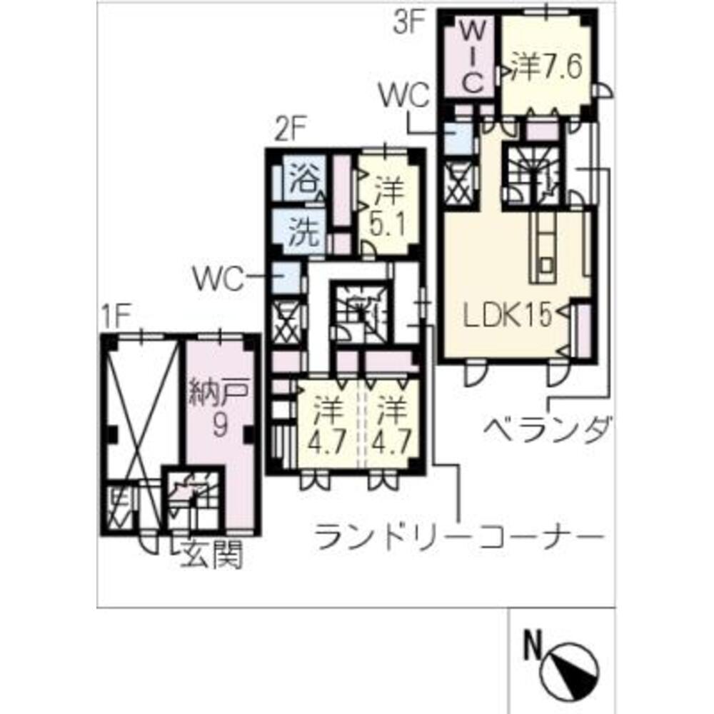 中区千代田3丁目戸建 愛知県名古屋市中区千代田3 (25万円／4SLDK／140㎡)｜賃貸物件(賃貸マンション・アパート・一戸建て)の住宅情報・お部屋探しならYahoo!不動産