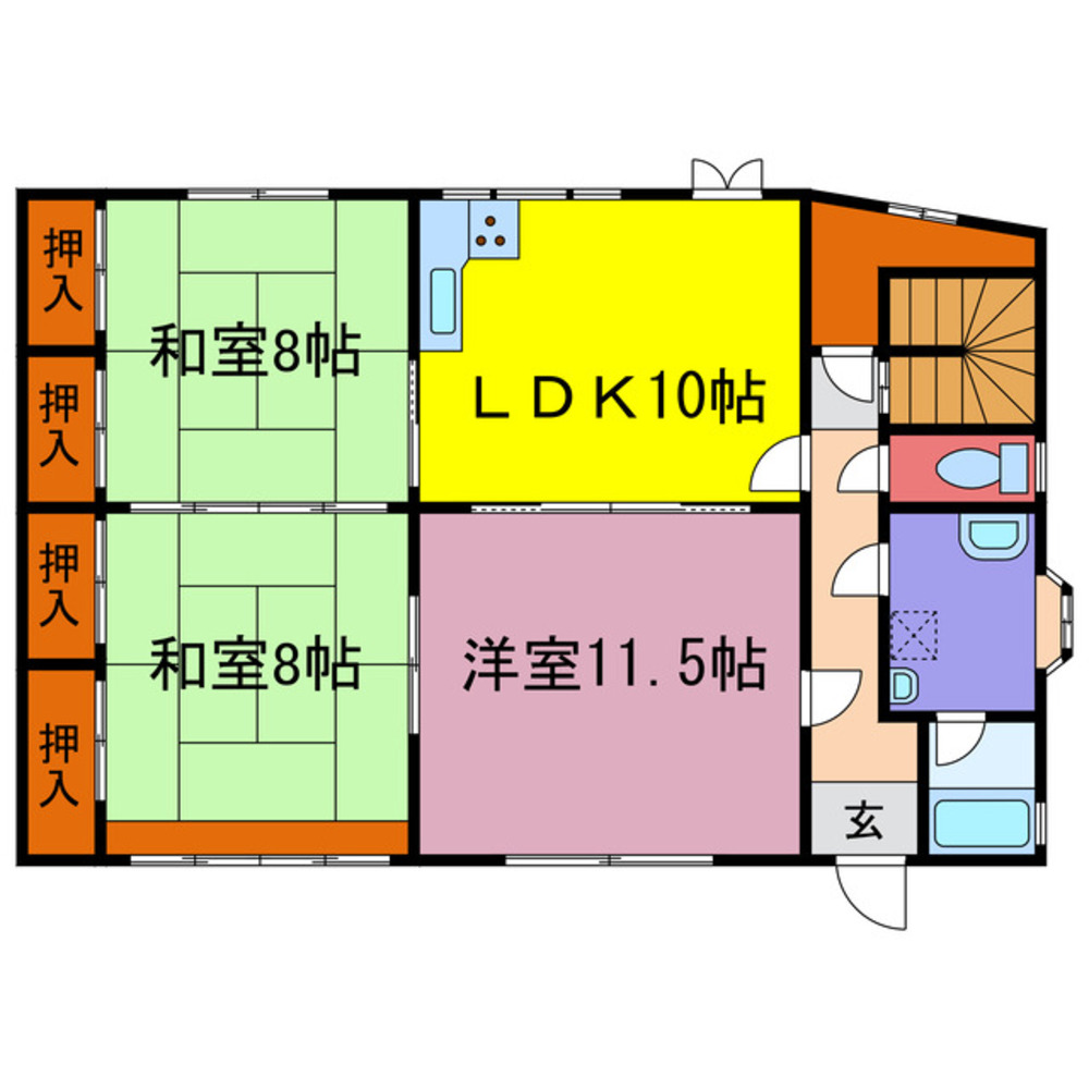 市川町西川辺 山川邸 兵庫県神崎郡市川町西川辺 (6.5万円／3LDK (和8 和8 洋11.5 LDK10)／103.96㎡)｜賃貸物件(賃貸マンション・アパート・一戸建て)の住宅情報・お ...