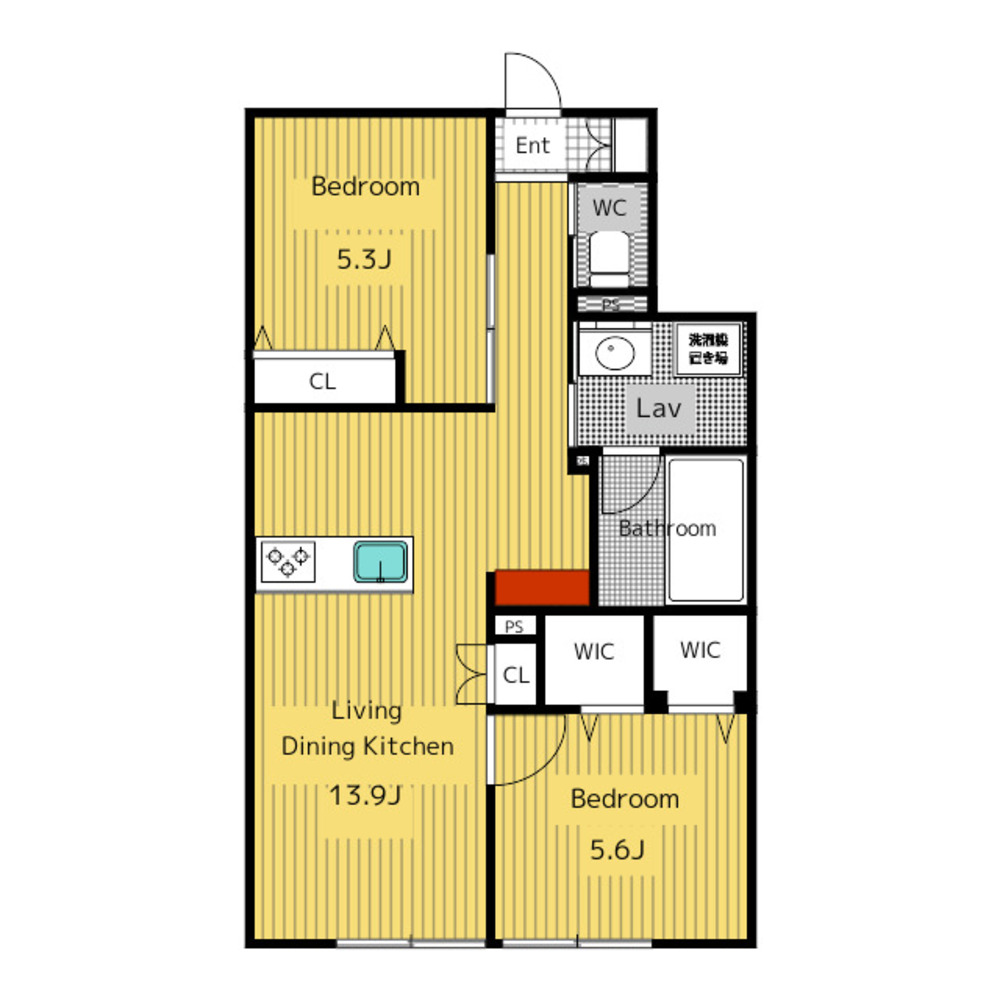 プラチナガーデン岡町 静岡県静岡市清水区岡町 (9.5万円／2LDK (洋5.6 洋5.3 LDK13.9)／58.84㎡)｜賃貸物件(賃貸マンション・アパート・一戸建て)の住宅情報・お ...