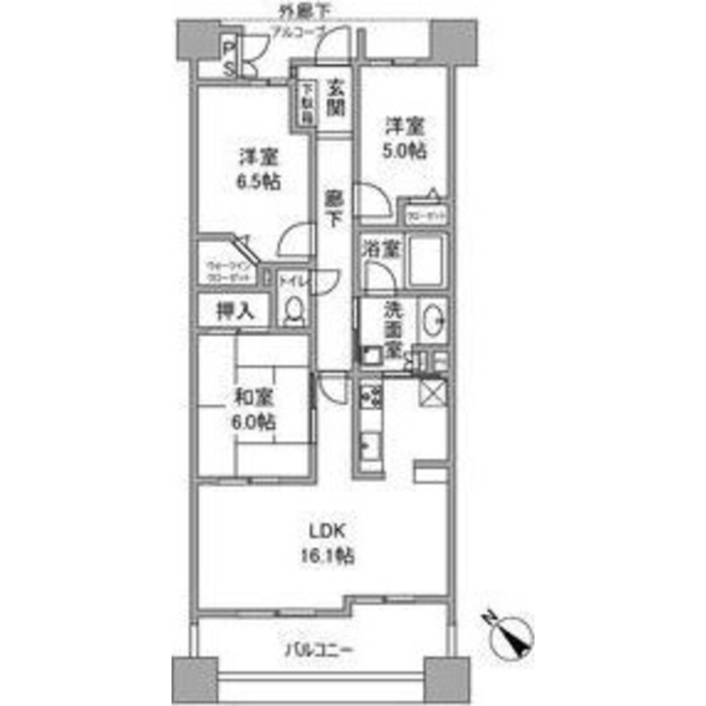 ライオンズ岐阜セントマークス壱番館 岐阜県岐阜市住ノ江町1 (13.5万円／3LDK (和6 洋6.5 洋5 LDK16.1)／76.37㎡)｜賃貸物件(賃貸マンション・アパート・一戸建て)の ...