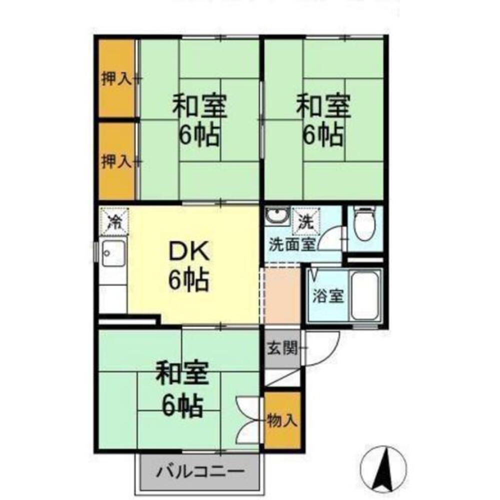 セジュール湯浅 広島県広島市東区戸坂山根2 (5万円／3DK (和6 和6 和6 DK6)／53.68㎡)｜賃貸物件(賃貸マンション・アパート・一戸建て)の住宅情報・お部屋探しならYahoo!不動産