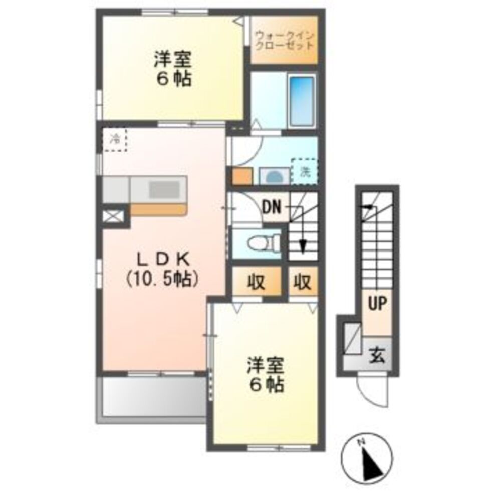 エスポワール 山梨県南都留郡富士河口湖町小立 (7.45万円／2LDK (洋6 洋6 LDK10.5)／59.51㎡)｜賃貸物件(賃貸マンション・アパート・一戸建て)の住宅情報・お部屋探しなら ...
