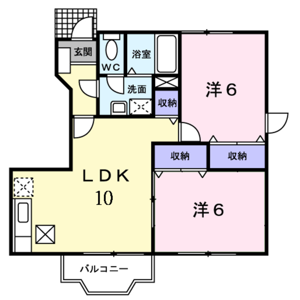 レスポワール菱木 大阪府堺市西区菱木4 (5.4万円／2LDK (和6 和6 LDK10)／51.79㎡)｜賃貸物件(賃貸マンション・アパート・一戸建て)の住宅情報・お部屋探しならYahoo!不動産
