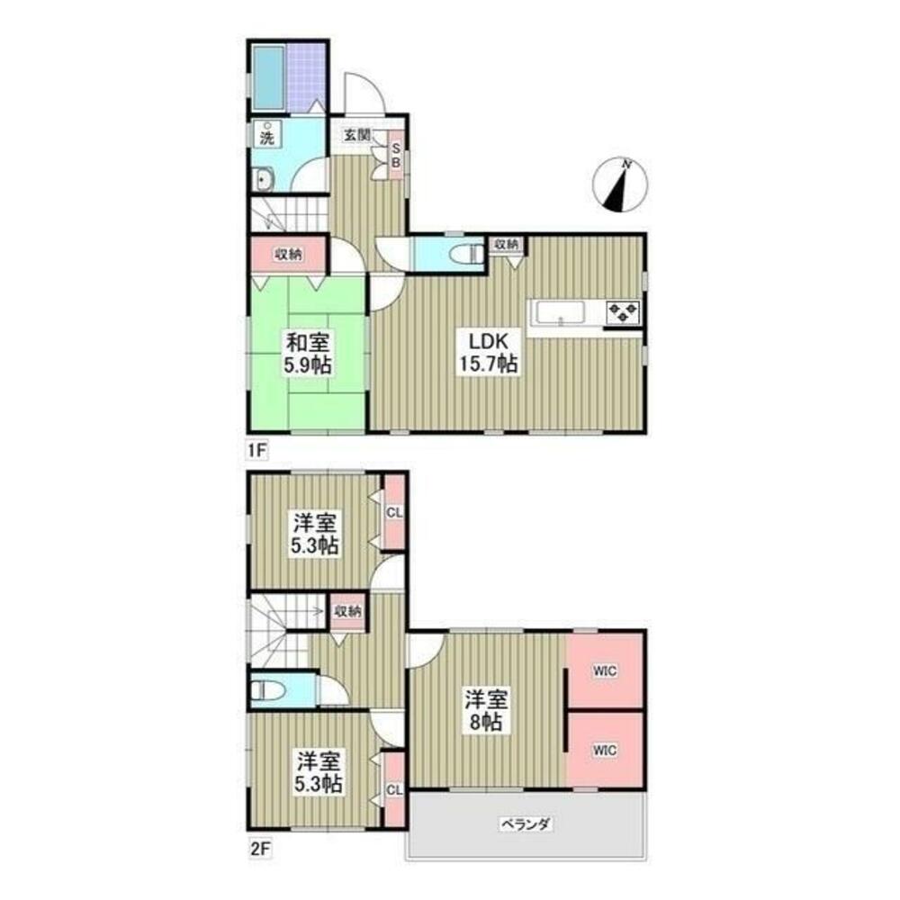 白岡市篠津戸建て 埼玉県白岡市篠津 (11.5万円／3LDK (洋8 洋5.3 洋5.3 LDK15.7)／101.68㎡)｜賃貸物件(賃貸マンション・アパート・一戸建て)の住宅情報・お ...