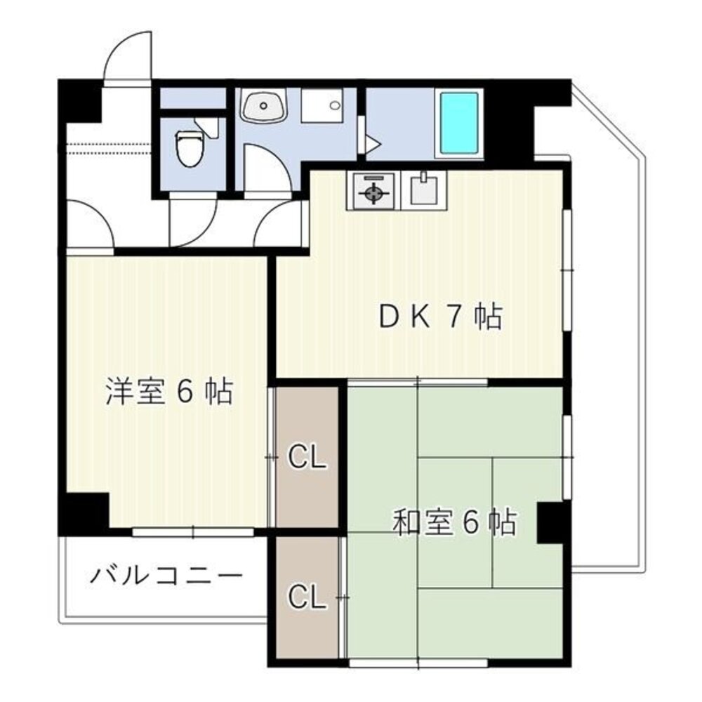 第二末廣ビル 愛知県名古屋市千種区竹越2 (5.6万円／2DK (和6 洋6 DK7)／24.66㎡)｜賃貸物件(賃貸マンション・アパート・一戸建て)の住宅情報・お部屋探しならYahoo!不動産