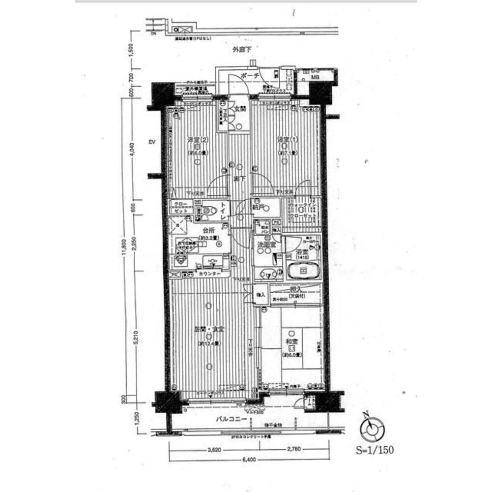 オーベル大宮土呂 埼玉県さいたま市北区土呂町1 (15.9万円／3LDK／76.9㎡)｜賃貸物件(賃貸マンション・アパート・一戸建て)の住宅情報・お部屋探しならYahoo!不動産