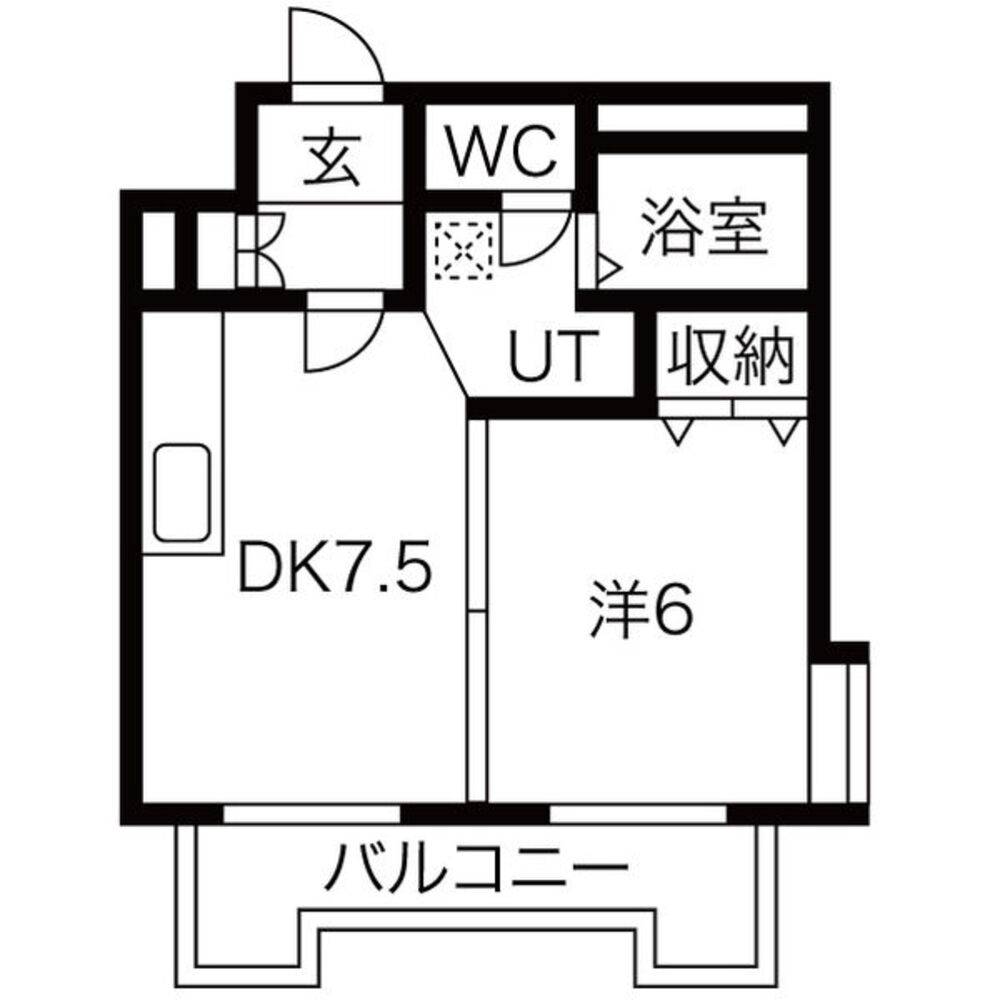 MSリリーズN22 北海道札幌市北区北二十二条西6 (4.7万円／1LDK (洋6 LDK7.5)／32.4㎡)｜賃貸物件(賃貸マンション・アパート・一戸建て)の住宅情報・お部屋探しなら ...