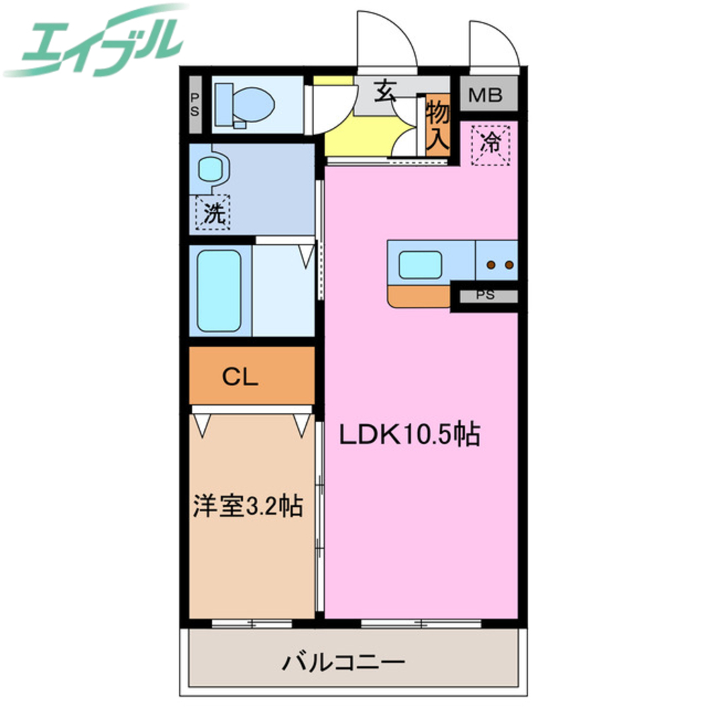 リジェール ヌーヴォー 三重県伊勢市船江2 (5.4万円／1LDK (洋3.2 LDK10.5)／33.58㎡)｜賃貸物件(賃貸マンション・アパート・一戸建て)の住宅情報・お部屋探しなら ...
