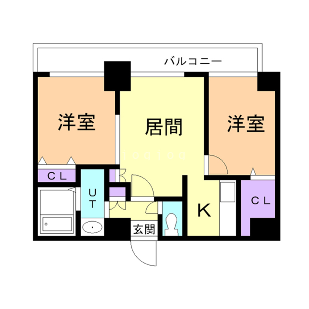 札幌市営地下鉄東西線 西28丁目駅 10階建 築18年 北海道札幌市中央区北三条西24 (8.1万円／2LDK (洋5.2 洋5 LD7.2K2.3)／44.55㎡)｜賃貸物件(賃貸マンション ...