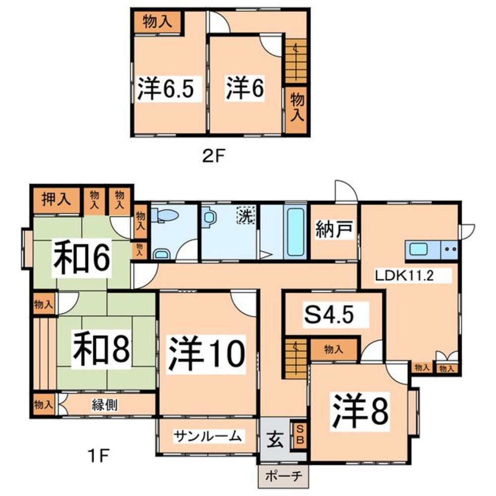 湯村3丁目戸建て住宅 山梨県甲府市湯村3 (13万円／6LDK／155.02㎡)｜賃貸物件(賃貸マンション・アパート・一戸建て)の住宅情報・お部屋探しならYahoo!不動産