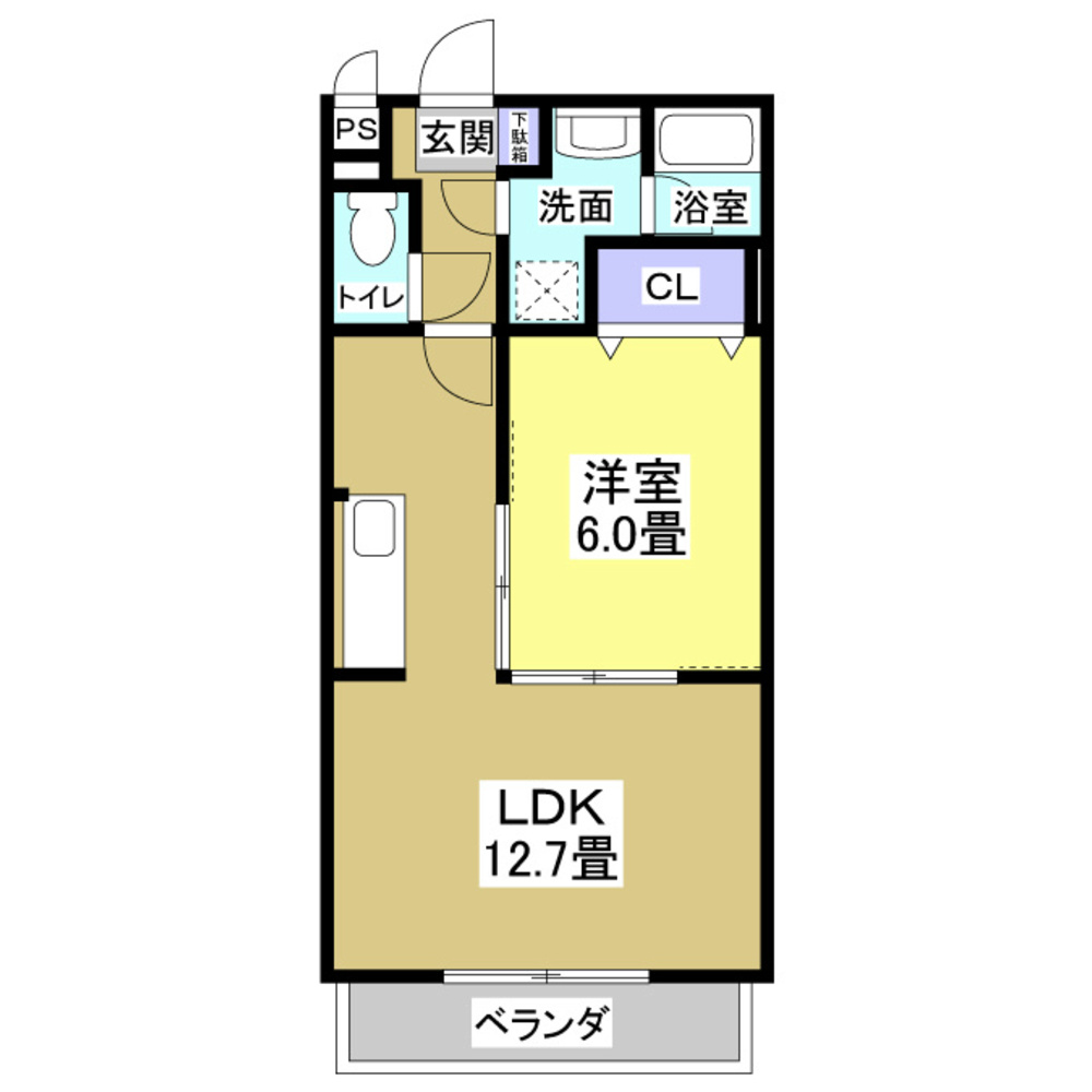 CRYSTAL PALACE 静岡県袋井市川井 (5.8万円／1LDK (洋6 LK12.7)／40.12㎡)｜賃貸物件(賃貸マンション・アパート・一戸建て)の住宅情報・お部屋探しなら ...